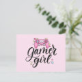 Gamer Girl Postcard | Zazzle