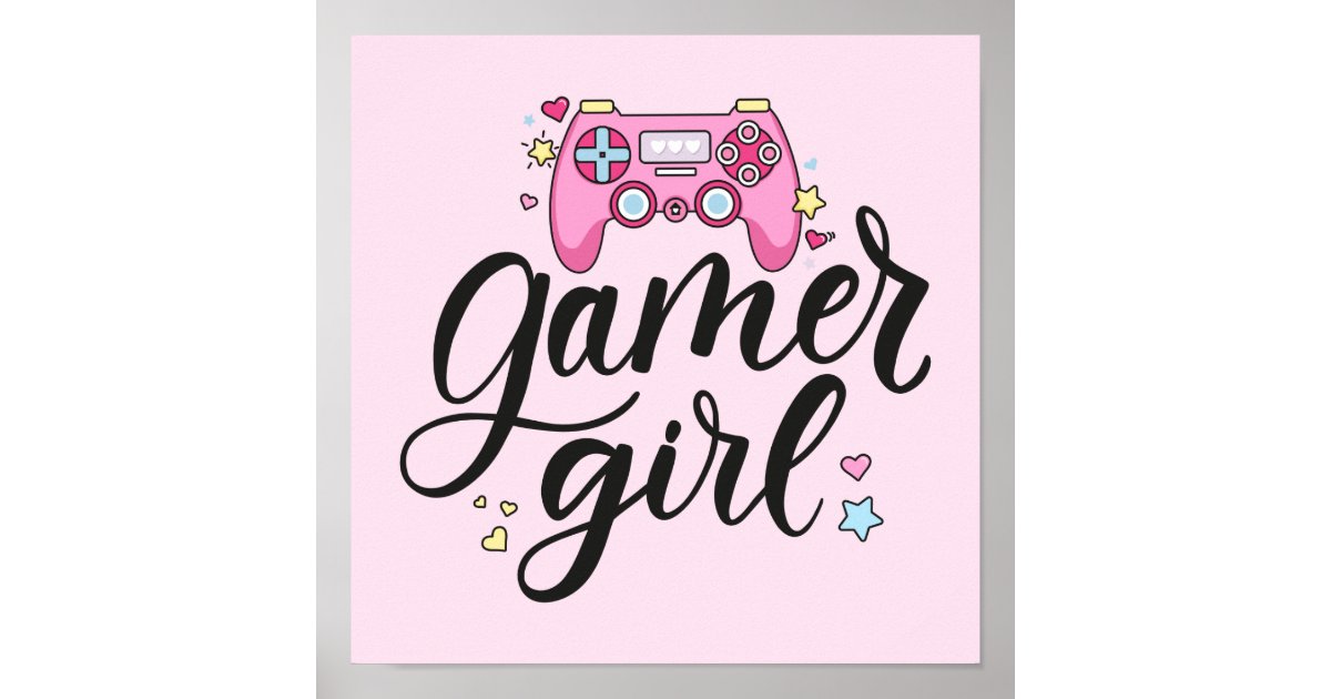 Gamer Girl Poster | Zazzle