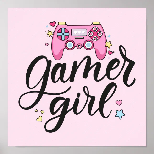 Gamer Girl Poster | Zazzle