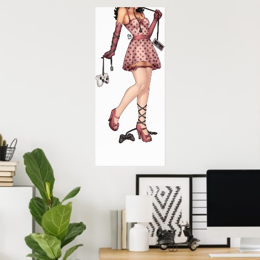 Gamer Girl Poster | Zazzle