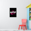Gamer Girl - Video Gamer, Gaming, Video Game, Game Poster | Zazzle