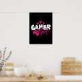 Gamer Girl - Video Gamer, Gaming, Video Game, Game Poster | Zazzle