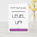 Gamer Level Up Birthday Card | Zazzle