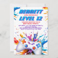 Gamer Level Up Birthday Invitation | Zazzle