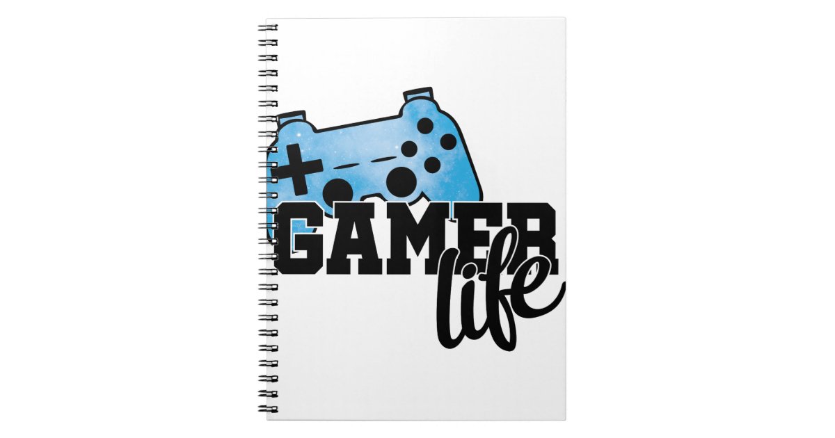 Gamer life notebook | Zazzle