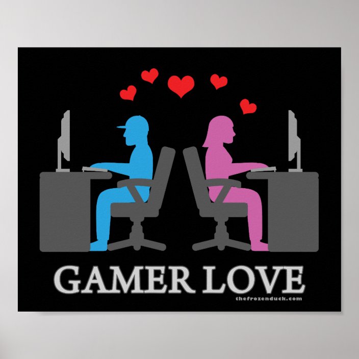 Gamer Love Poster | Zazzle.com