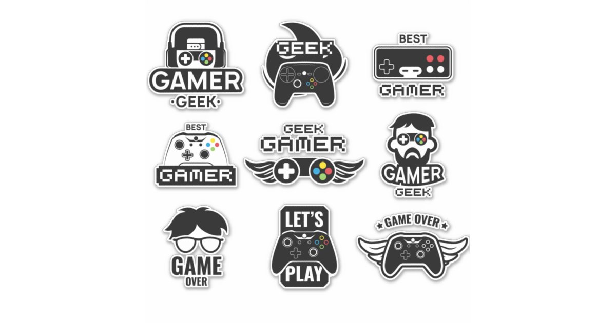 Gamer Sticker | Zazzle