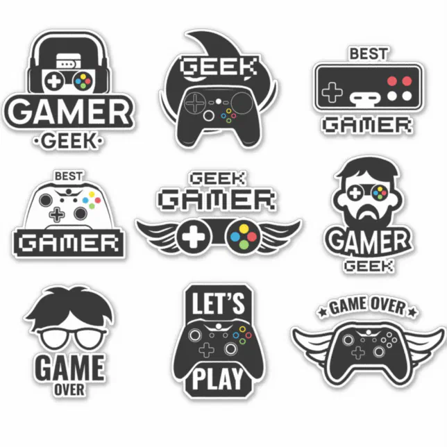 Gamer Sticker | Zazzle