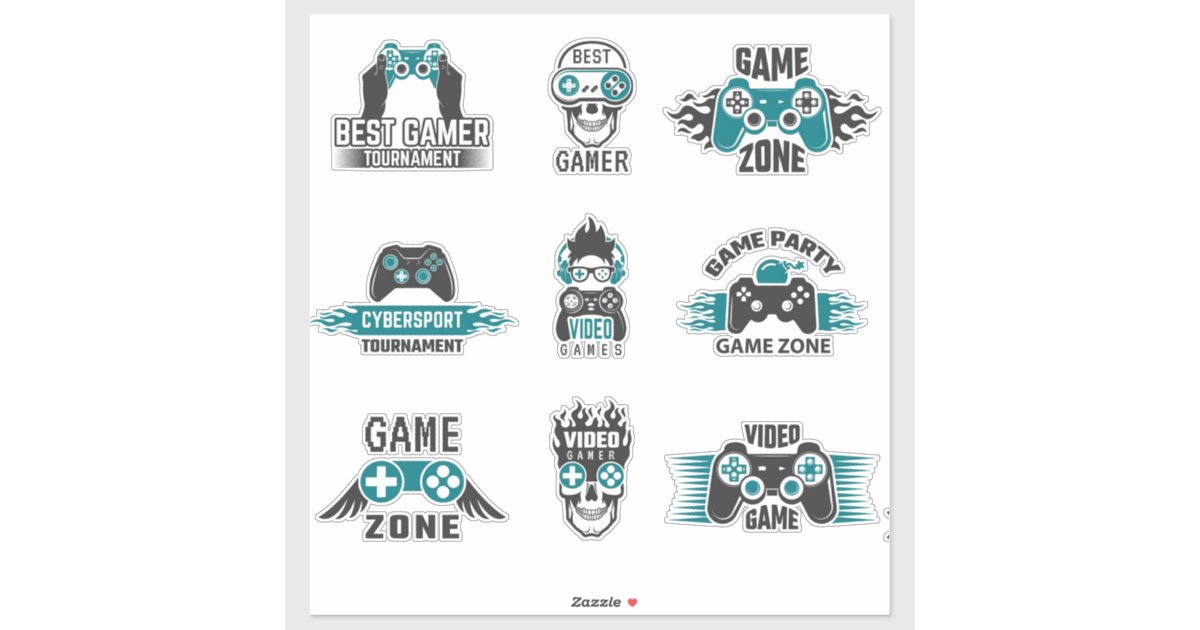 Gamer Sticker | Zazzle