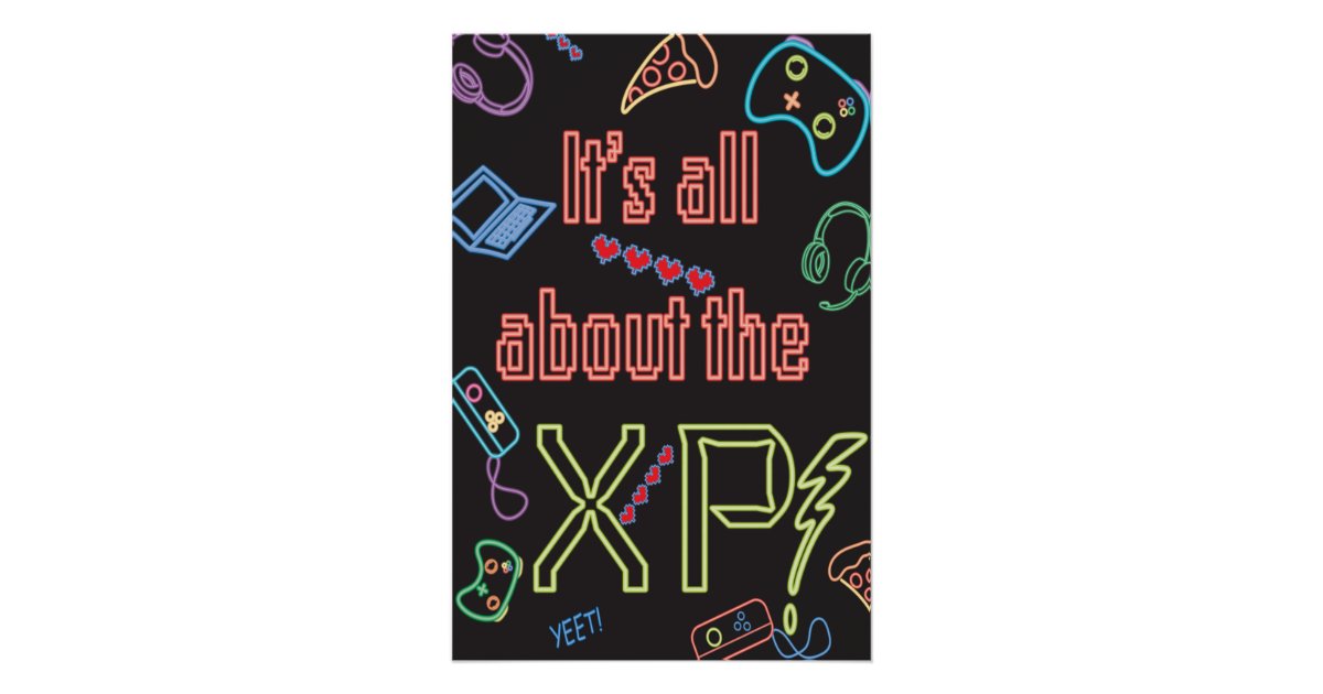 Gamer XP Poster | Zazzle