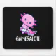 Gamesalotl Axolotl Cute Playing Video Game Mouse Pad | Zazzle