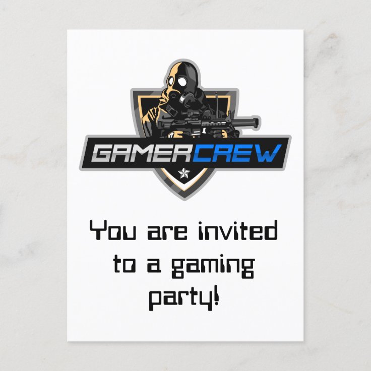 Gaming Birthday Party Invitation | Zazzle
