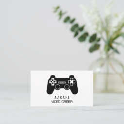 Gaming Controller, Video Gamer Business Card | Zazzle
