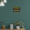 Gaming in Progress - Warning Gaming in Progress Poster | Zazzle