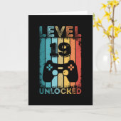Gaming Level 19 Unlocked 19th Birthday Gift Gamer Card | Zazzle