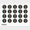 Gaming Level 50 Unlocked 50th Birthday Gift Gamer Classic Round Sticker ...