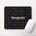 Gaming Theme Controller Buttons Mouse Pad | Zazzle