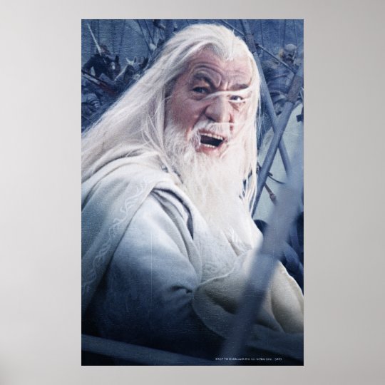 GANDALF™ In Battle Poster | Zazzle.com