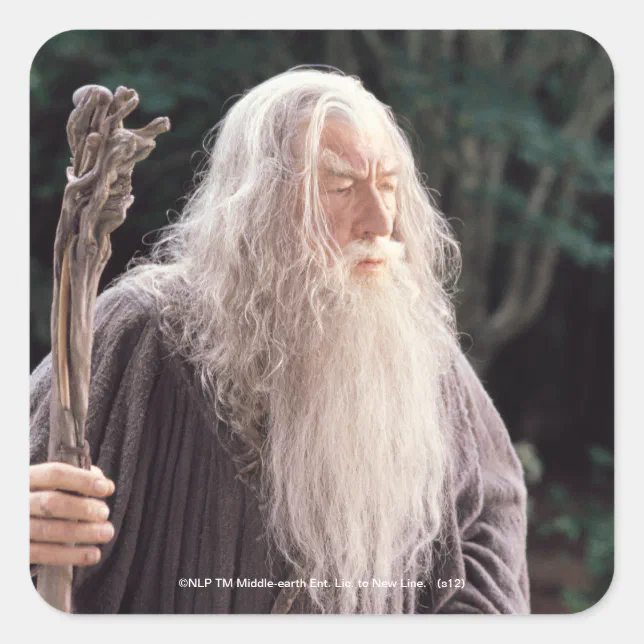GANDALF™ Standing Square Sticker | Zazzle