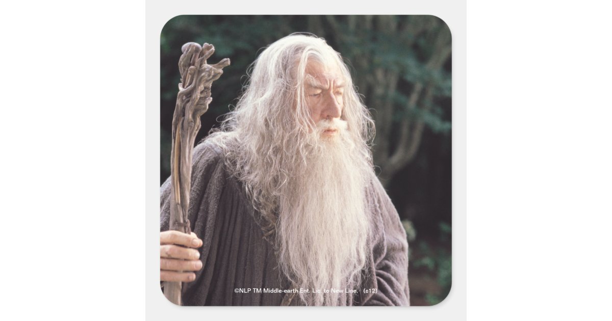 GANDALF™ Standing Square Sticker | Zazzle