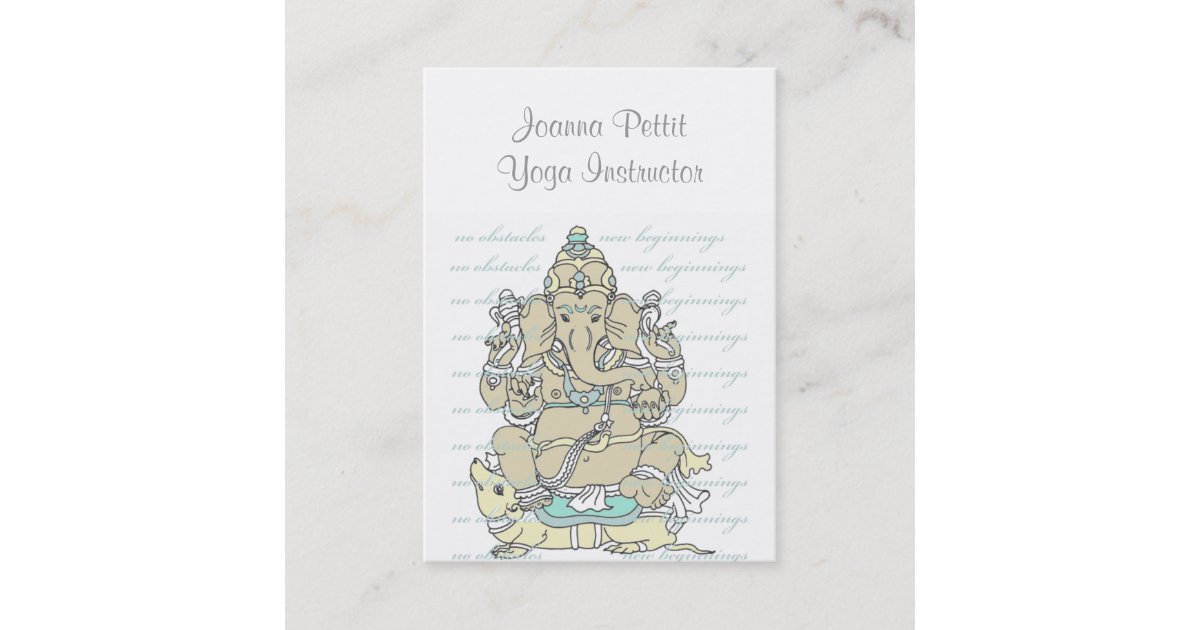 Ganesh Business Card | Zazzle.com