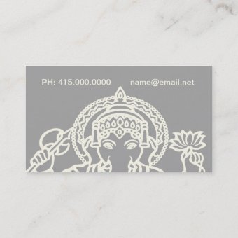Ganesh Business Card | Zazzle