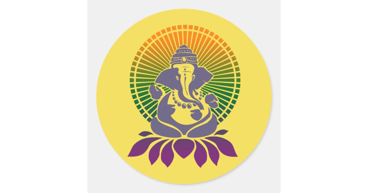 Ganesh sticker | Zazzle
