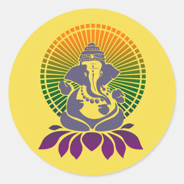 Ganesh sticker | Zazzle