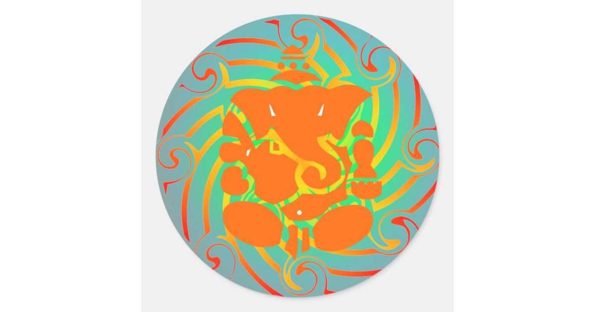Ganesh sticker | Zazzle