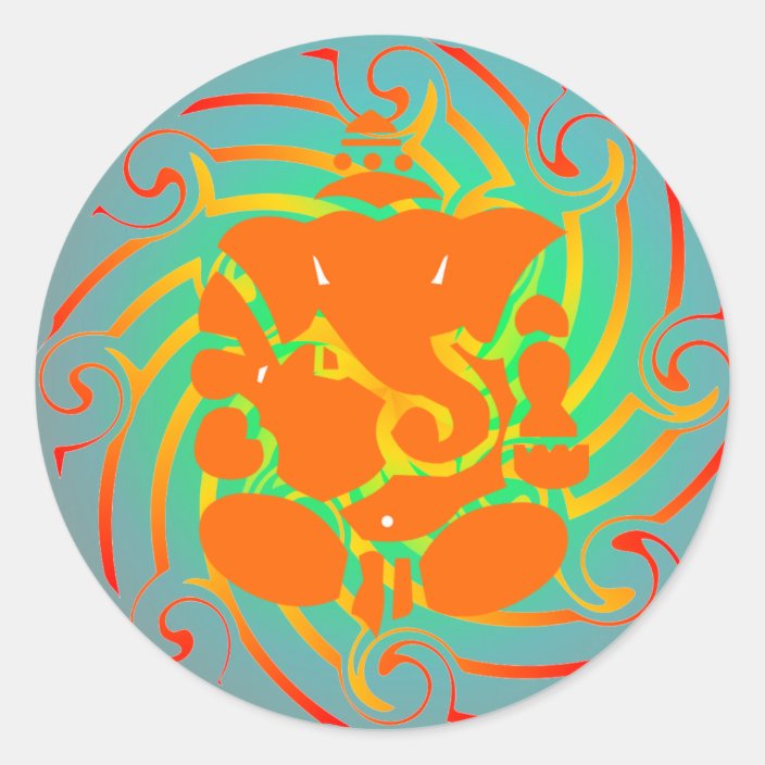 Ganesh sticker | Zazzle.com