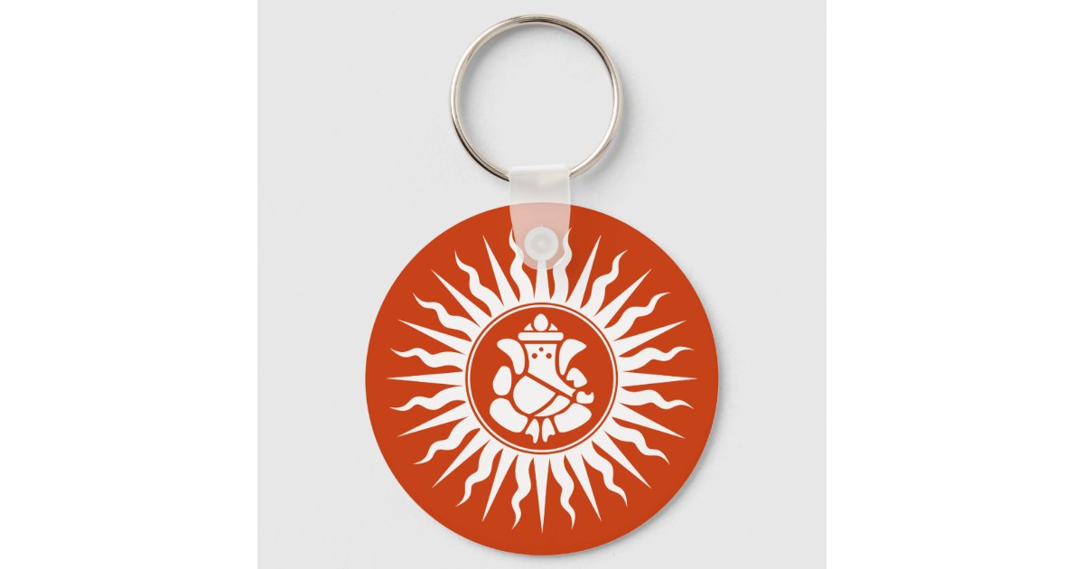 Ganesha Hindu God Sign Keychain | Zazzle