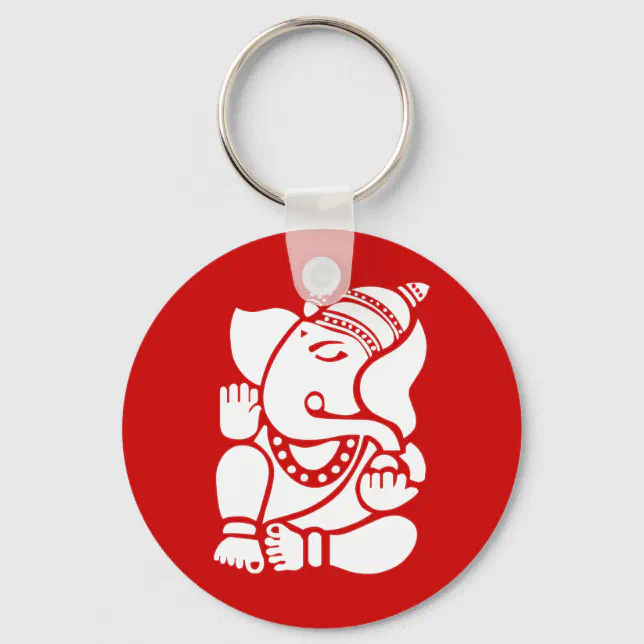 Ganesha Keychain | Zazzle