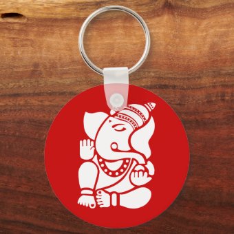 Ganesha Keychain | Zazzle