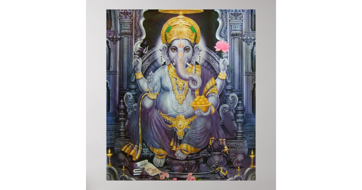 Ganesha Poster | Zazzle