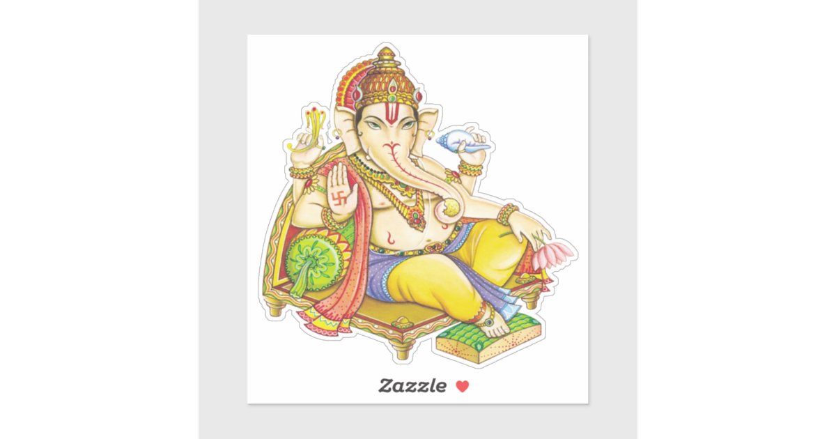 Ganesha Sticker | Zazzle