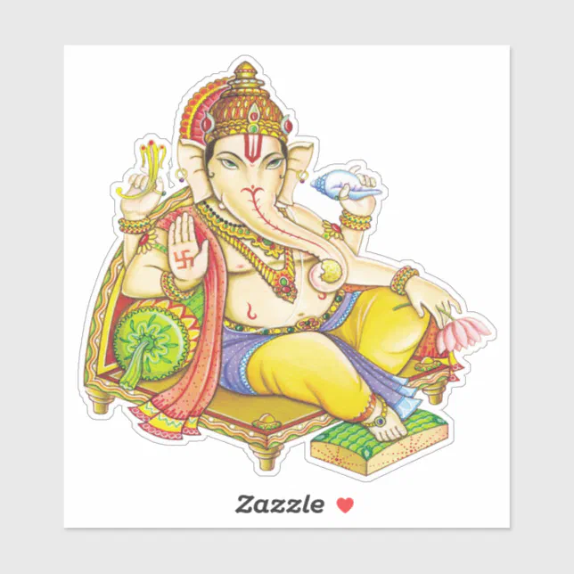 Ganesha Sticker | Zazzle