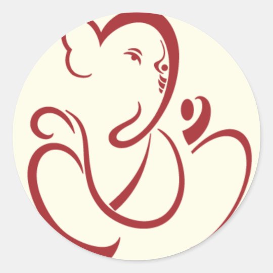 Ganesha Sticker | Zazzle.com