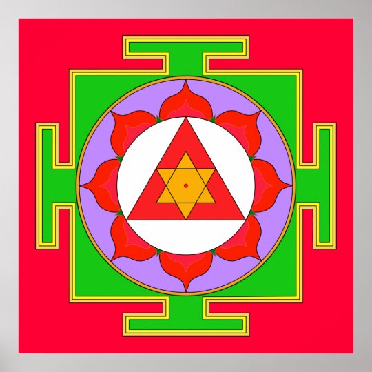 Ganesha Yantra Poster | Zazzle.com