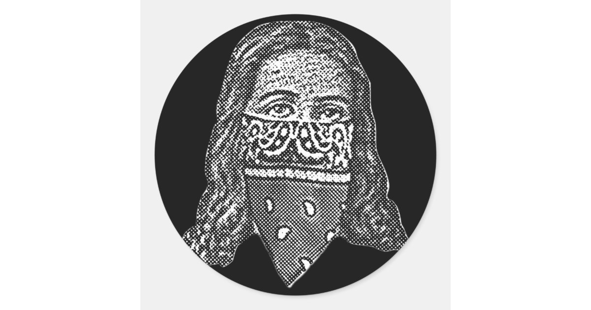 Gangsta Jesus Classic Round Sticker | Zazzle