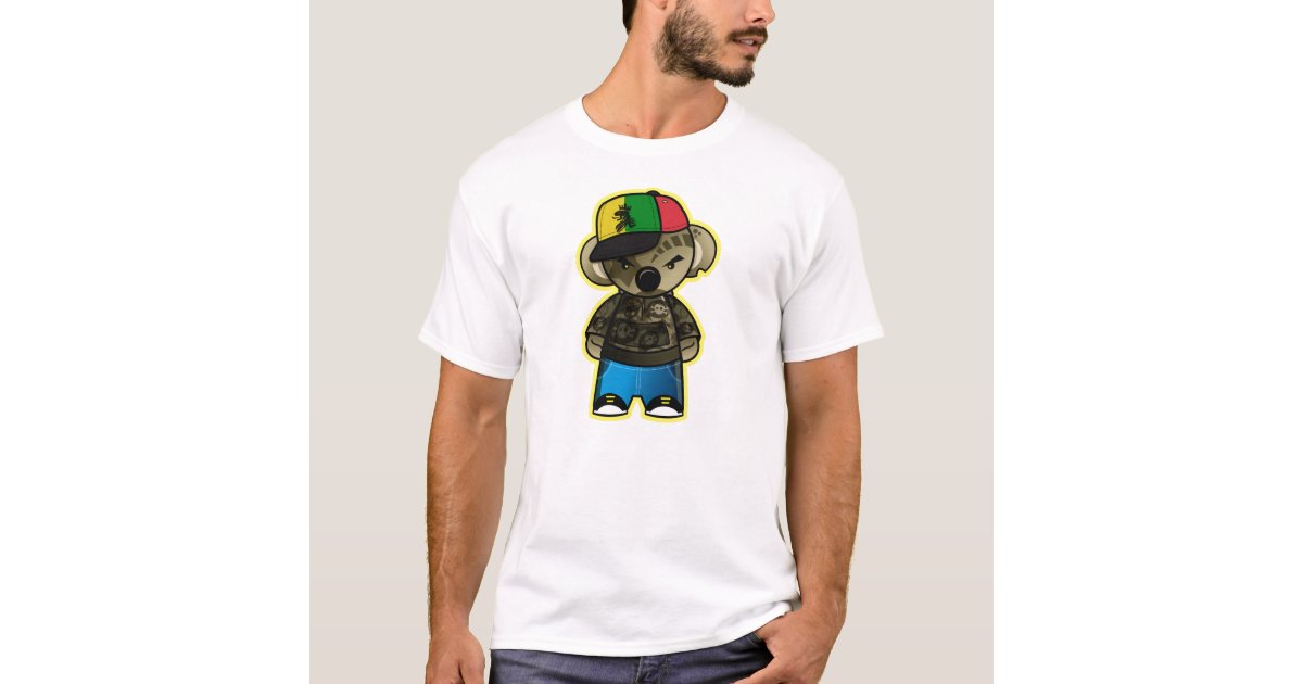 gangsta koala T-Shirt | Zazzle