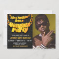 Gangsta Party - Hiphop Theme Landscape Invitation | Zazzle