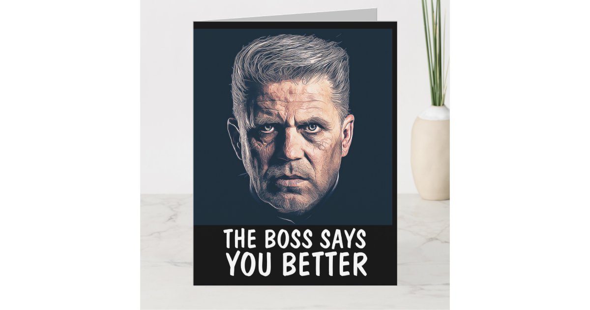 GANGSTER BIRTHDAY MAFIA GREETING CARDS | Zazzle