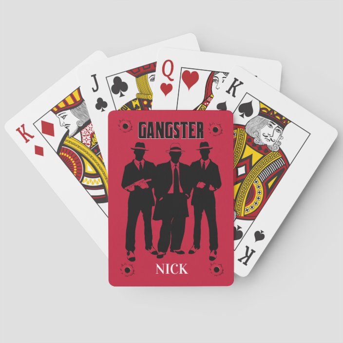 Gangster, Customized Playing Cards | Zazzle.com