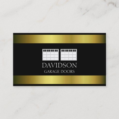 Garage Door Business Cards - Business Card Printing | Zazzle