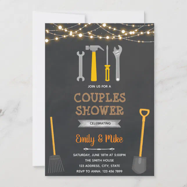 Garage Garden shower Invitation | Zazzle
