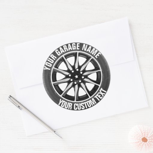 Garage Or Car Repair Owner Sticker | Zazzle