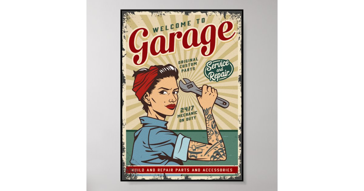 Garage Poster Zazzle garage-poster-zazzle