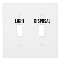 Garbage Disposal & Light Switch | Zazzle