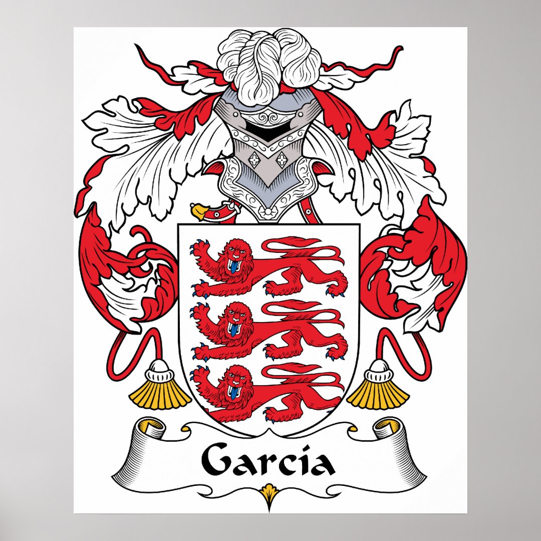 Garcia Coat of Arms Poster | Zazzle
