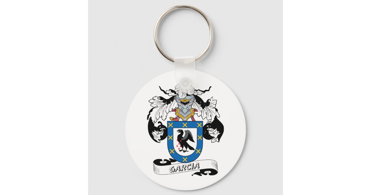 Garcia Family Crest Keychain | Zazzle